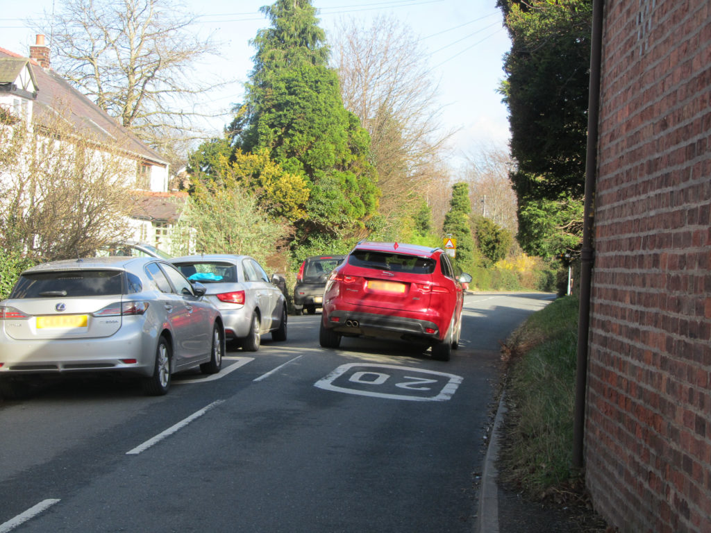 Failures of Wrexham CBC Highways Dept. - Rossett Village
