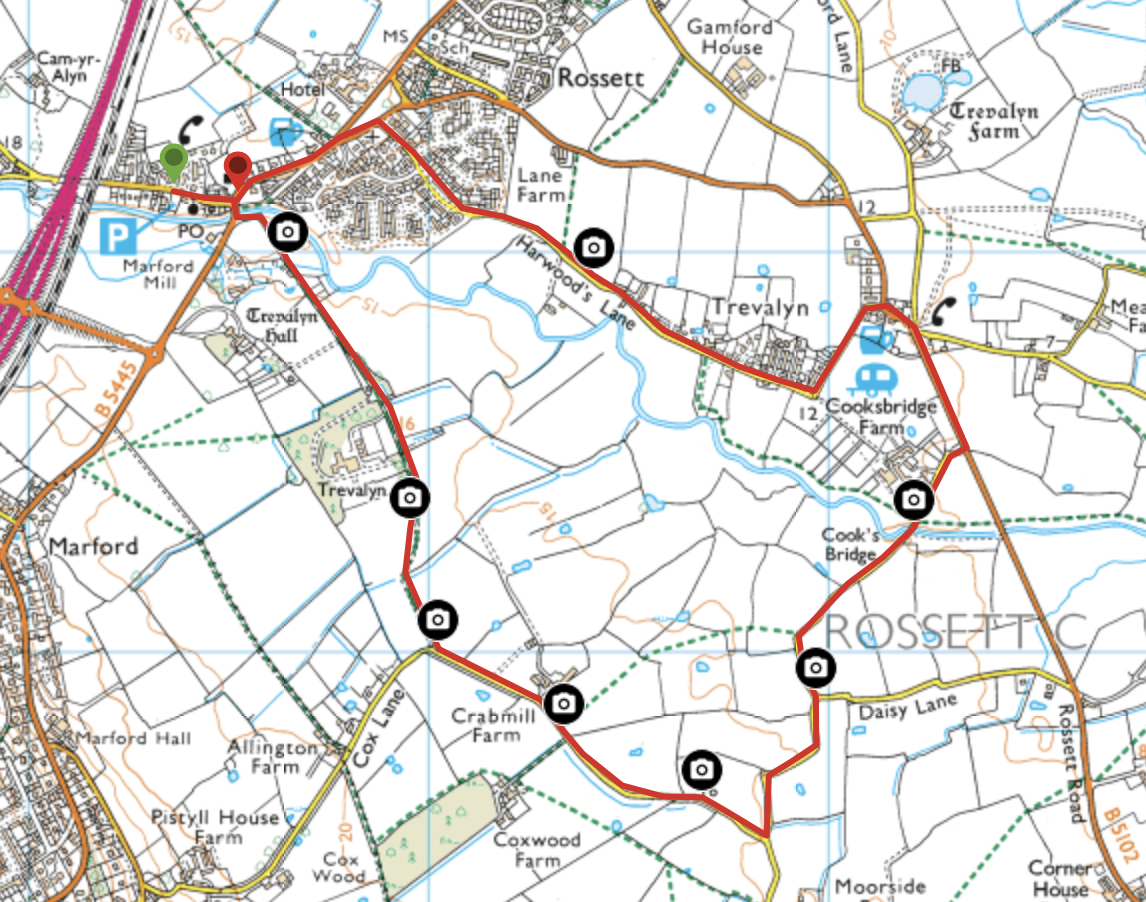 Rossett Heritage Walks - Rossett Village
